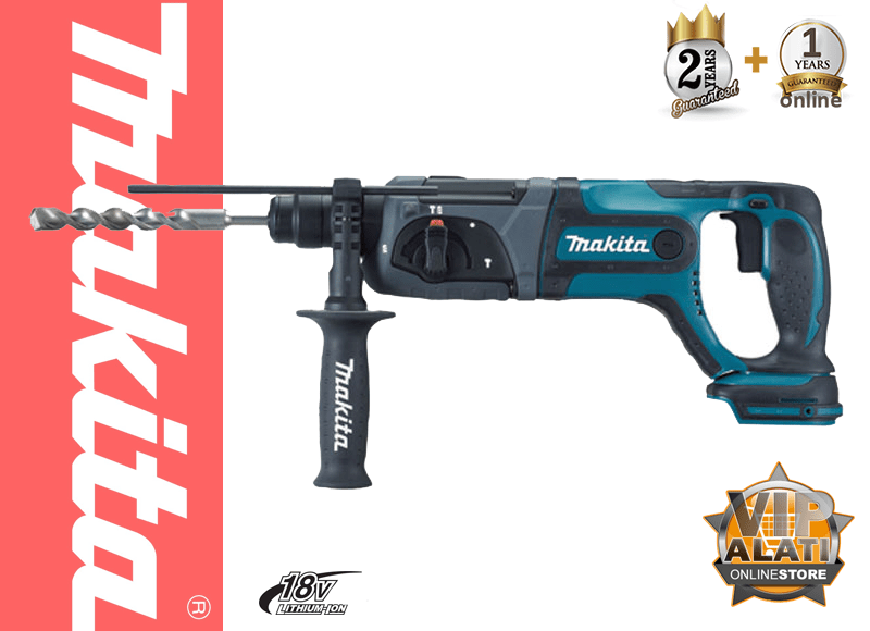 MAKITA AKUMULATORSKA BUŠILICA/ČEKIĆ DHR241Z – VIP Alati